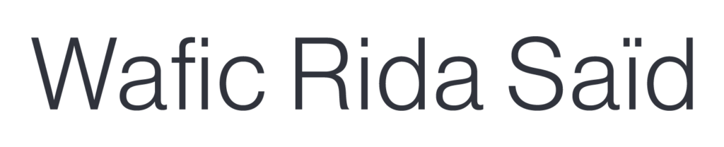 About - Wafic Rida Said